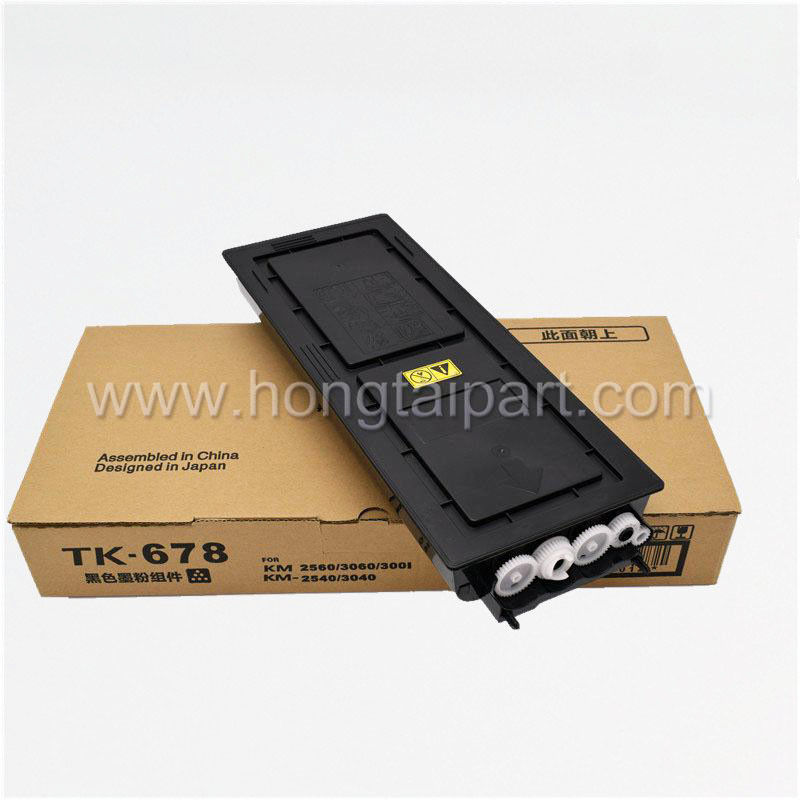 Toner Cartridge Kyocera KM2540 3040 2560 3060 3001 TK-678 Copier Parts